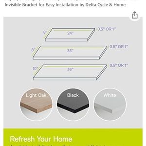 Delta | Wall Decor | Floating Shelves | Poshmark